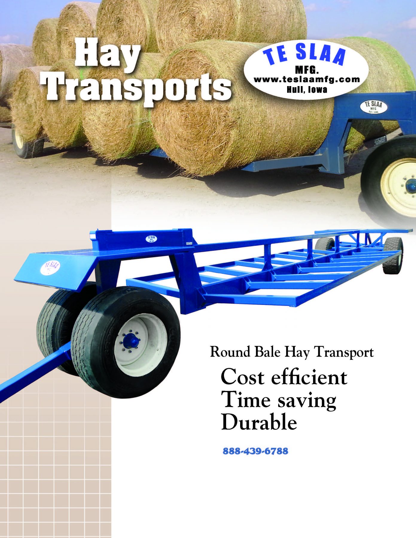 Hay Transport "Bale Carrier" - Te Slaa Manufacturing