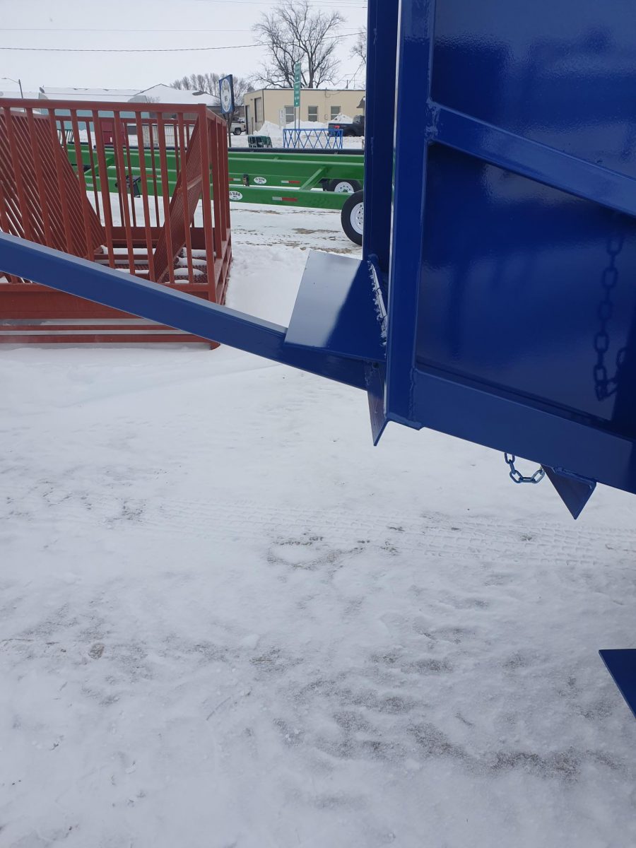 12' Portable Loading Chute - Te Slaa Manufacturing