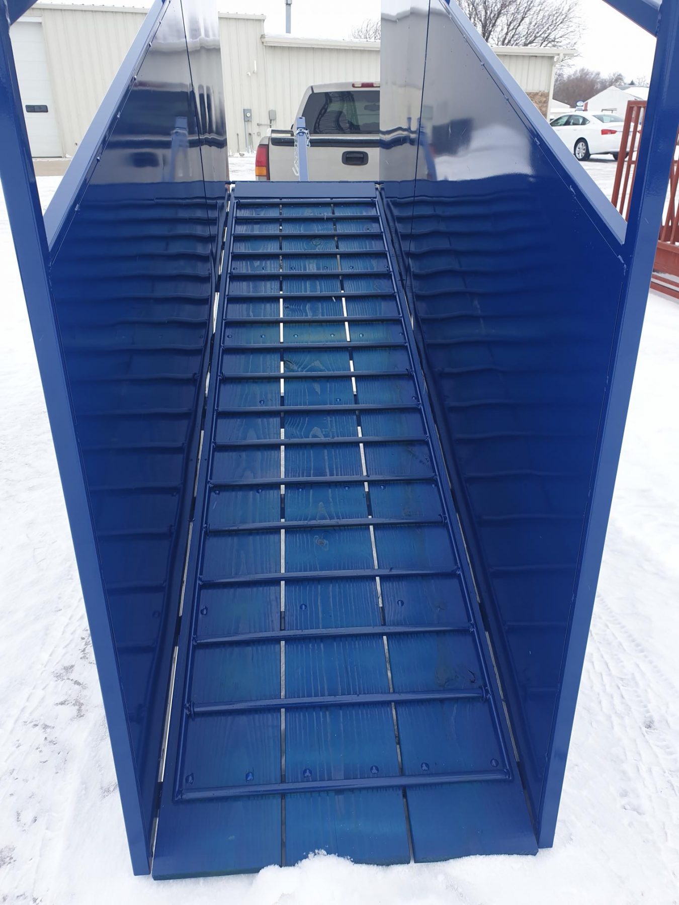 12' Portable Loading Chute - Te Slaa Manufacturing